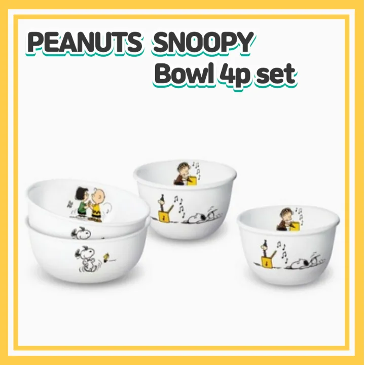 Corelle x PEANUTS bowl 4p set The Home Edition/Corelle USA set /Dining ...