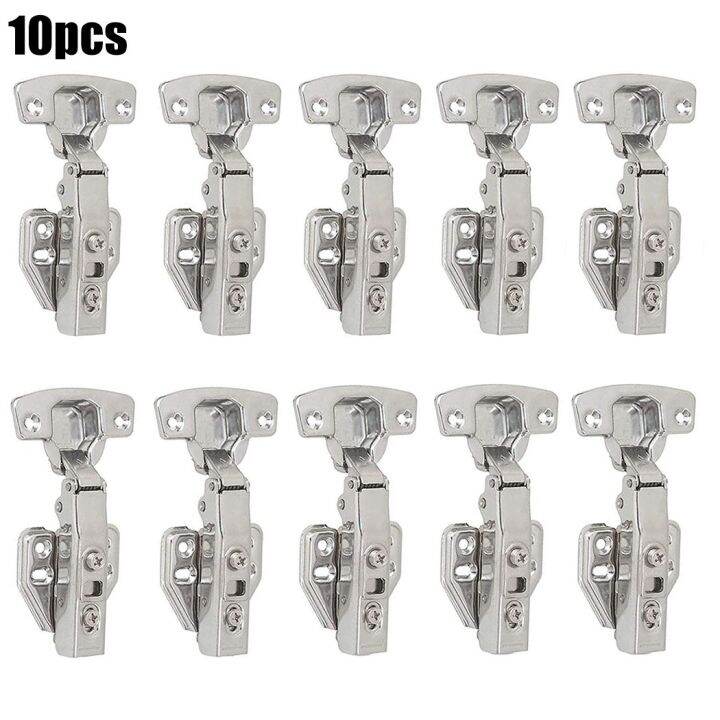 10 Pcs Soft Close 35mm Kitchen Cabinet Cupboard Standard Door Hinges ...