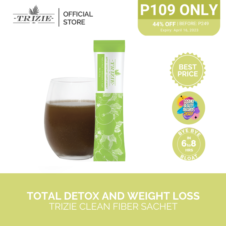 TRIZIE Clean Fiber Sachet (Clearance Sale - April 2023 Expiry) [Detox ...
