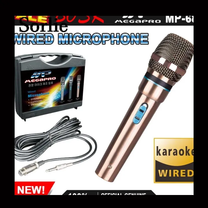 Sorlie Megapro MP-1000 MP-1000B MP-688 Professional Wired Microphone Cardioid 10M | Lazada PH