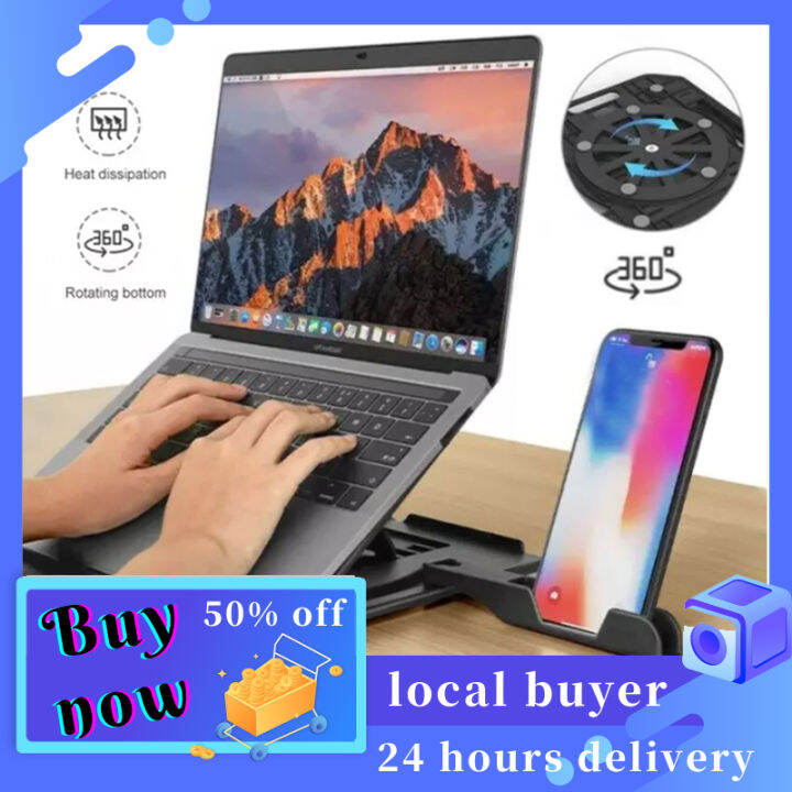 [Fast Shipping] Laptop Stand Adjustable Laptop Stand Multi-Angle Swivel ...