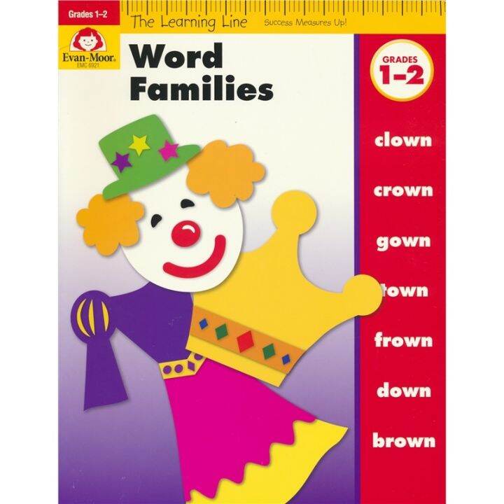 Evan moor learning line workbooks - word families grades 1-2 California ...