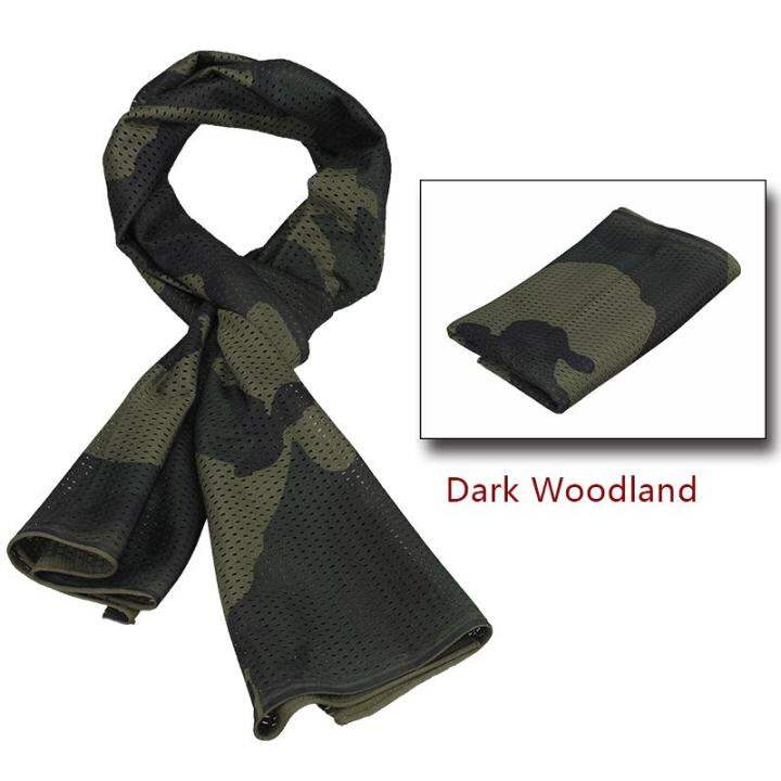 Tactical Fast Dry Face Veil Sniper Mesh Mask Scarf Cycling Outdoor ...