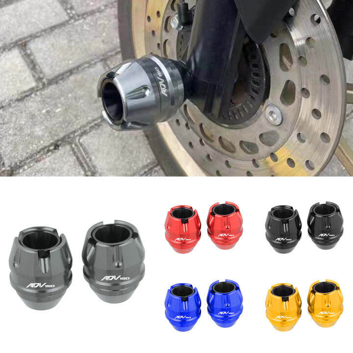 Motorcycle ADV150 Anti Crash Front Wheel Axle Fork Falling Frame Slider ...