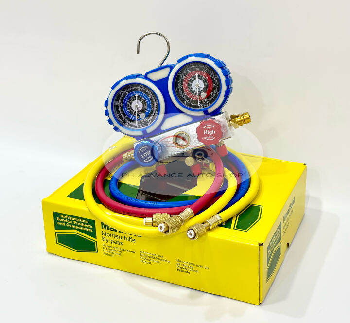 Manifold Gauge for Inverter R410A R22 R134A Set Heavy Duty Car Airconditioning #BM12 | Lazada PH