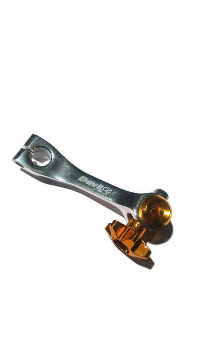 มือลิงแต่ง CNC เงินหมุดทอง ยี่ห้อ Devil | Lazada.co.th