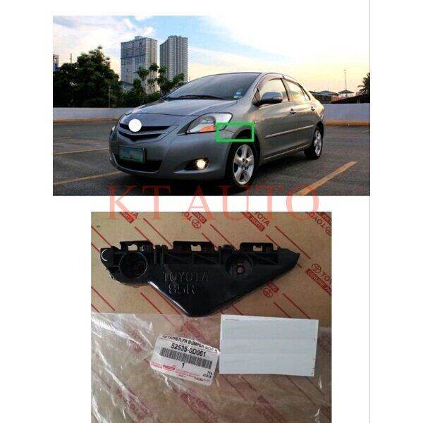 *ORIGINAL TOYOTA NCP93 VIOS 2007-2012 FRONT/ DEPAN BUMPER SIDE BRACKET ...