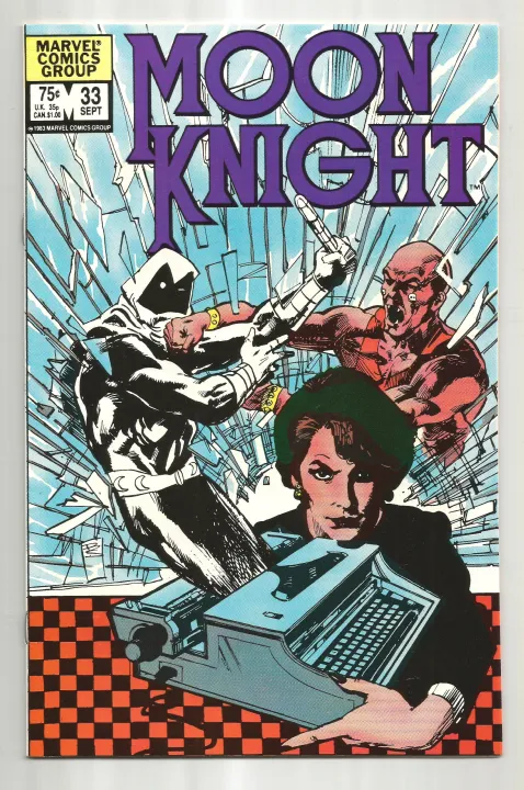 Moon KNight 33 BY Marve l Comic Book Printed 1983 Original Comic ...