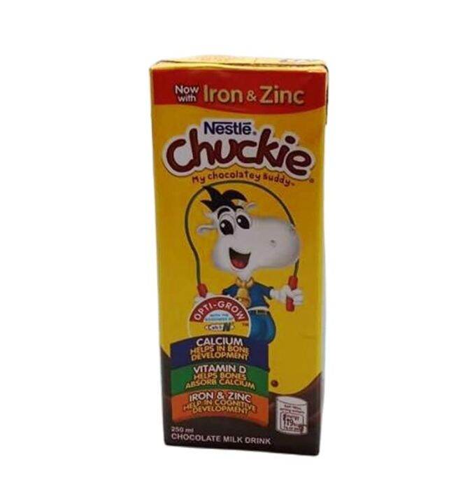 Nestle CHUCKIE Chocolate Milk Drink (12 pieces x 250 ml) | Lazada PH
