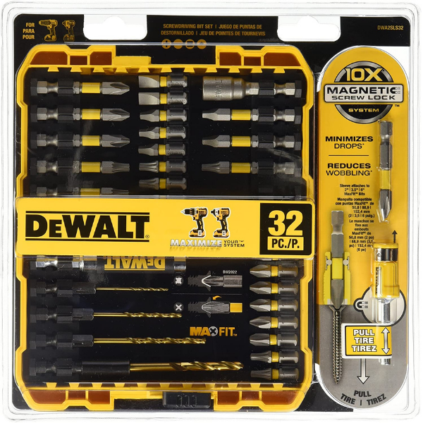 DeWALT DWA2SLS32 Screw Lock Set With Sleeve (32 pc) | Lazada PH