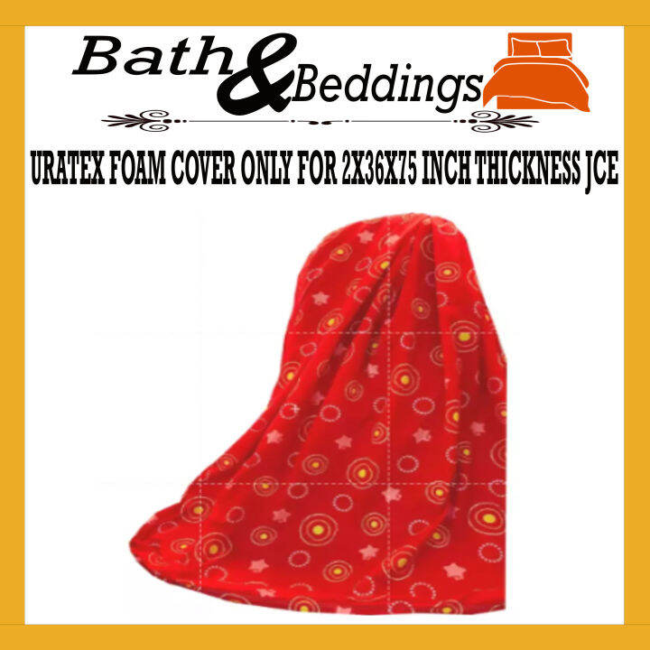 URATEX FOAM COVER / BEDSHEET / COVER 2 INCH THICKNESS/ 100% URATEX FOAM ...
