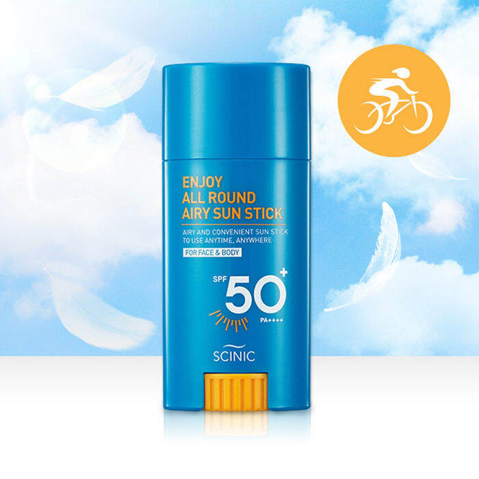 Scinic Enjoy All Round Airy Sun Stick 25g face Sunscreen K beauty ...