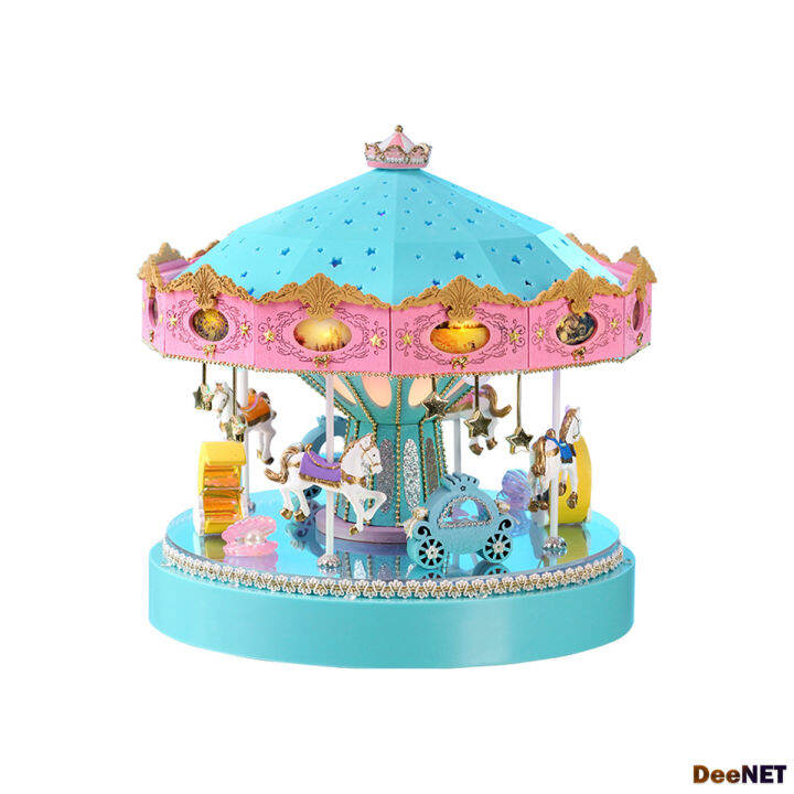 Cute Room - HD-001 - Dream Carousel - DIY Amusement Park Miniature ...