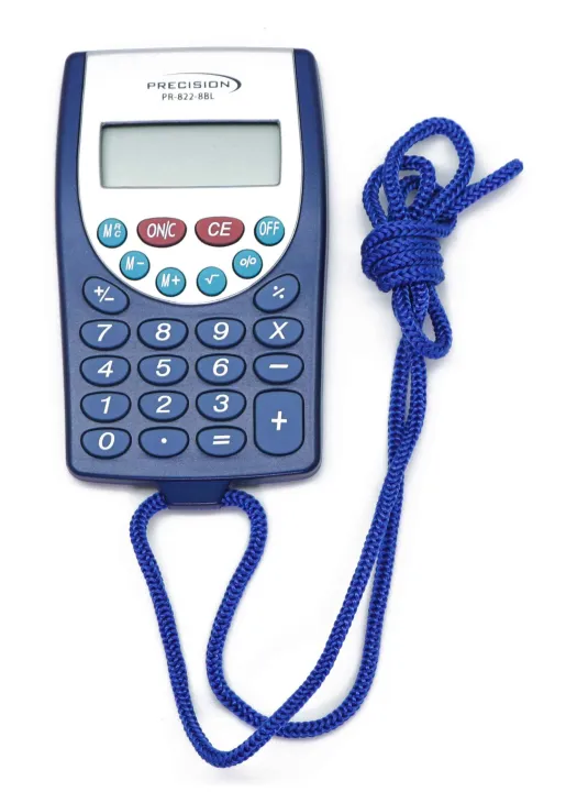PRECISION Mini Calculator, 8 Digit Electronic Handheld Calculator with ...