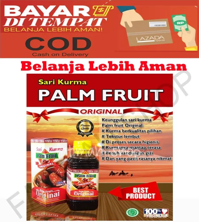 Sari Kurma Palm Fruit Rasa Original isi 330ml - Dari Buah Kurma Pilihan ...