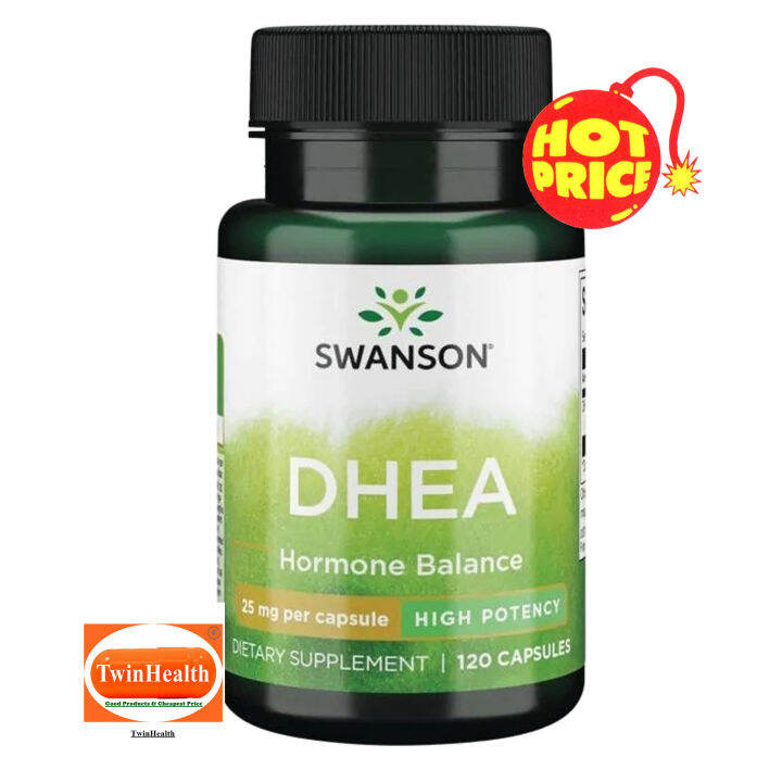 Swanson Premium DHEA 25 mg / 120 Caps | Lazada.co.th