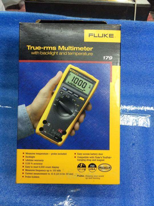 FLUKE 179 Digital Multimeter Industrial Universal Meter Fluke 179 True ...