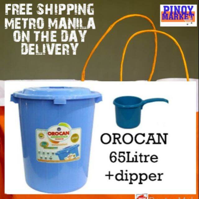 Orocan 65L drum with dipper free on the day delivery metromanila only ...