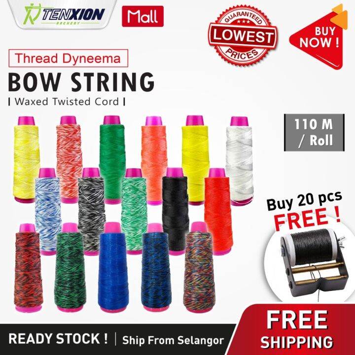 TenXion Archery Dyneema Bow String Rope Waxed Twisted Recurve Compound ...
