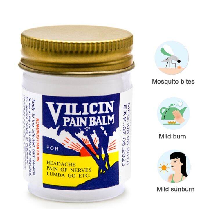 1 Pc Pain Balm for Headache Motion Itching Muscle Rub Aches Cooling Oil ...