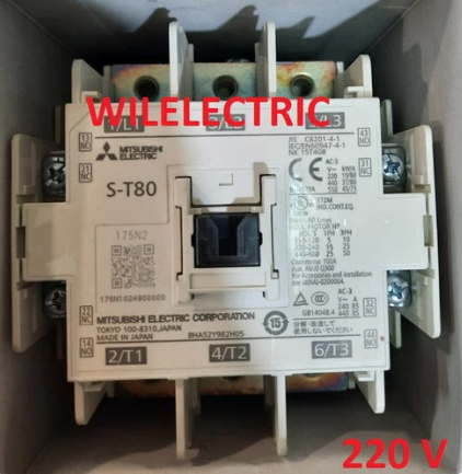 Magnetic Kontaktor Mitsubishi ST 80 / ST80 220 V / 220V ORIGINAL ...