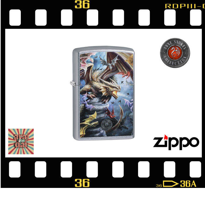 Zippo Anne Stokes Dark Dragon, 100% ZIPPO Original from USA, new and ...