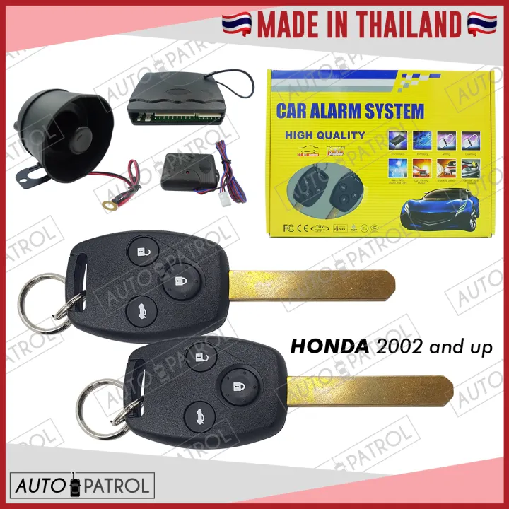 Honda 2002 And Up (NEW) Car Alarm Remote Anti-Theft Door Lock System ...