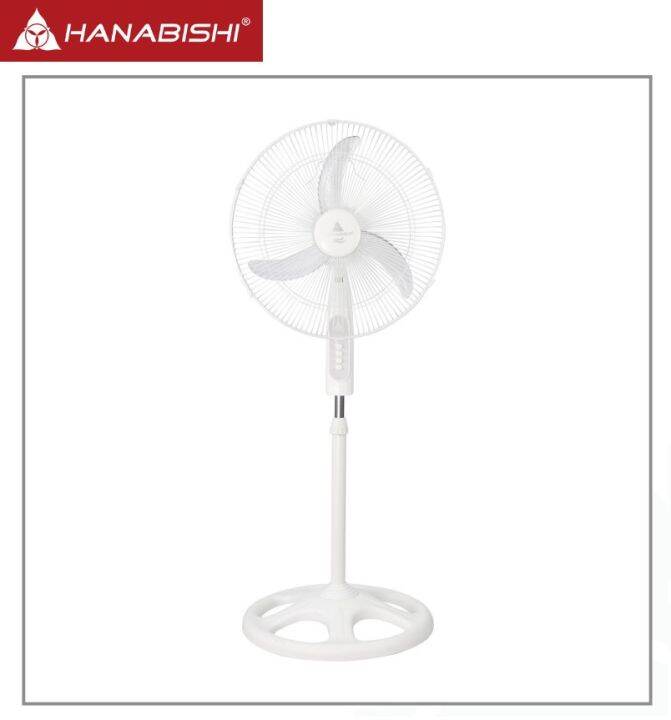 Hanabishi Stand Fan White Windmill 18" Stand Fan WM18SFWHT | Lazada PH