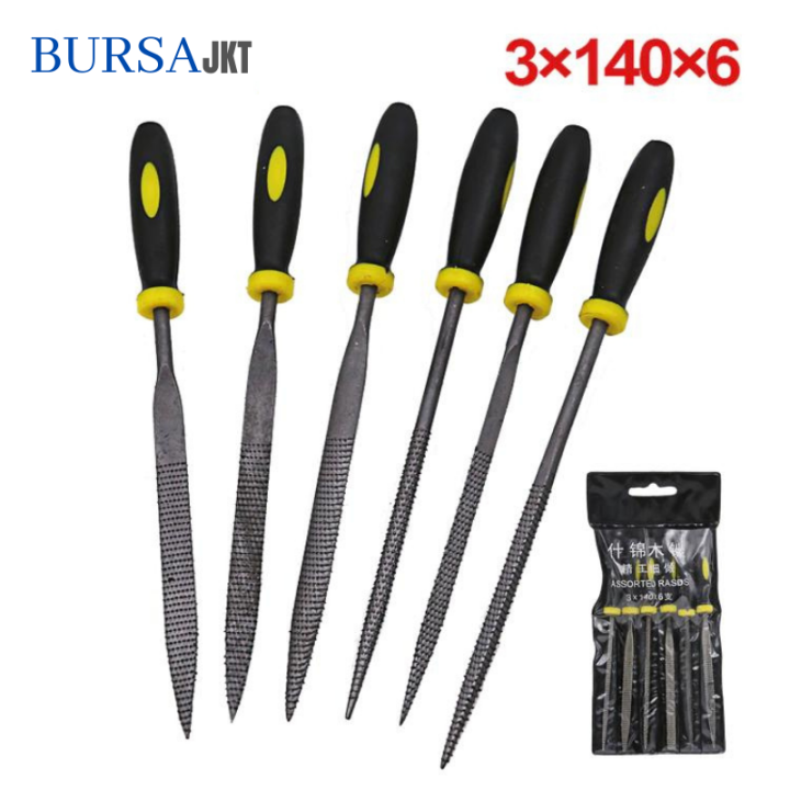 ALAT KIKIR BESI / MINI FILES SET 6IN1 3INCH X 140 MM | Lazada Indonesia