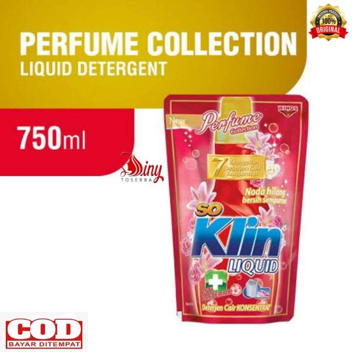 So Klin Liquid Detergent Cair Parfum Collection Scarlet Blossom 750ml ... So Klin Liquid Detergent Cair Parfum Collection Scarlet Blossom 750ml ...