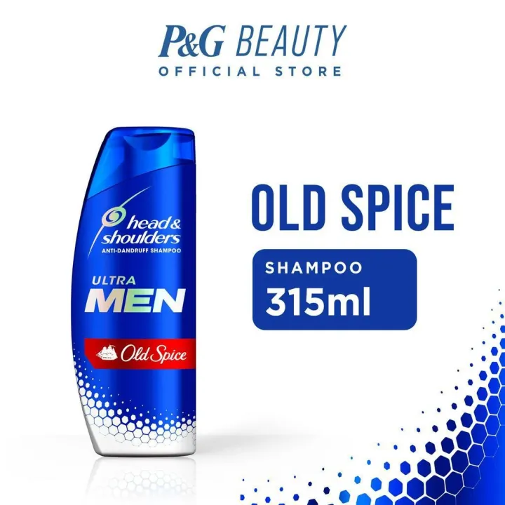 Head Shoulders Ultramen Old Spice Anti Dandruff Shampoo 315ML | Lazada PH