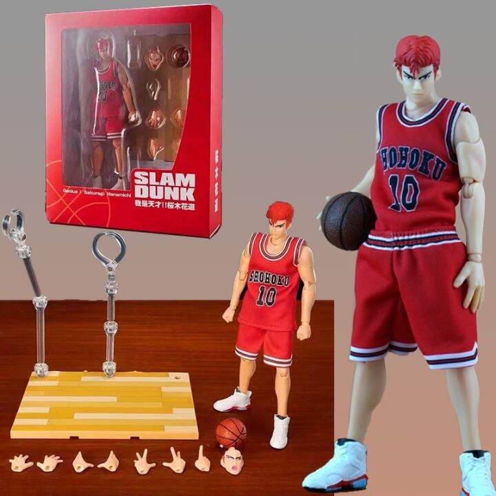 【hot】 Slam Dunk Figure Hanamichi Shohoku Sakuragi Hanamichi Action ...