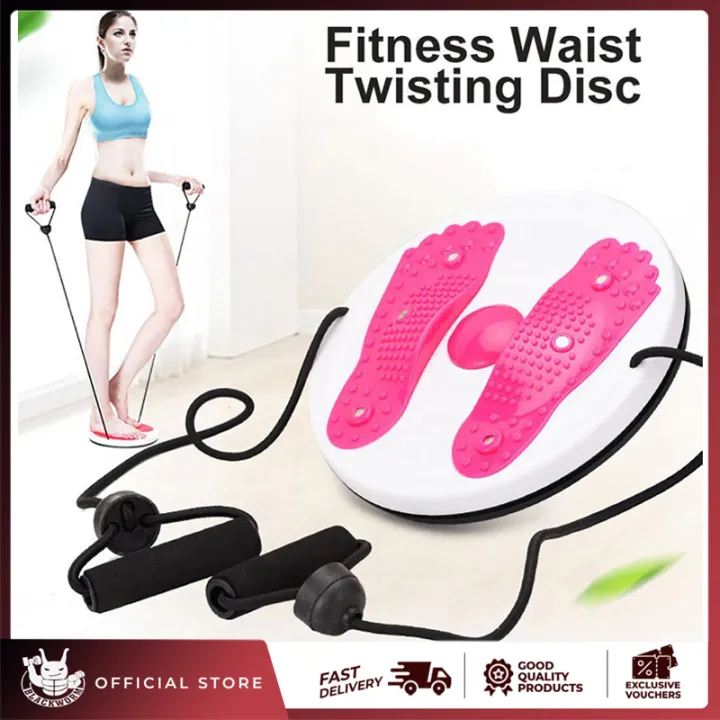 BLACKWORM Home Twister Plate Fitness Equipment Waist Twisting Disc ...