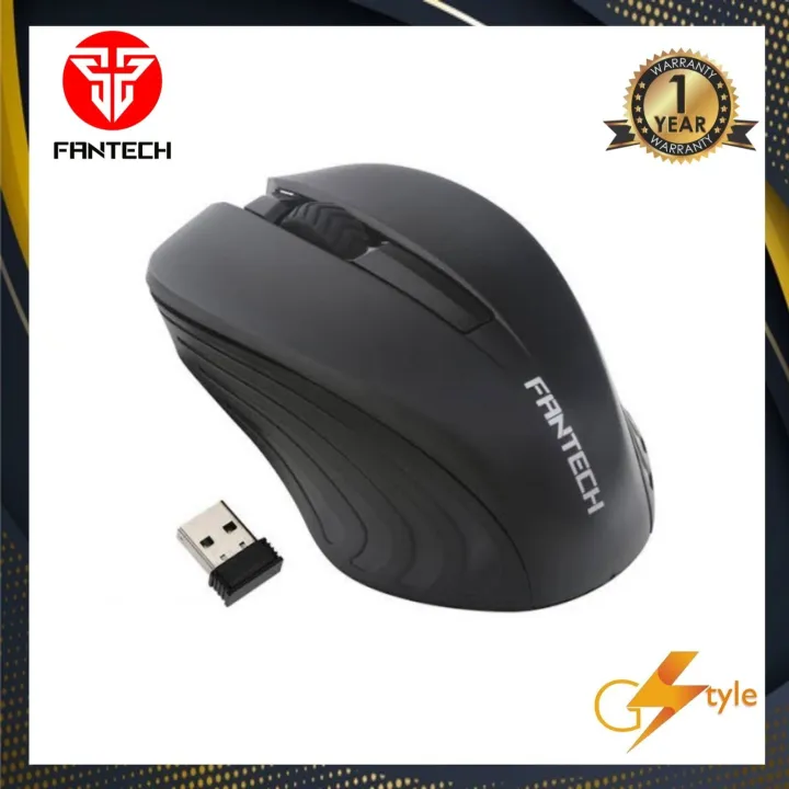 FANTECH W189 2.4GHz Wireless Office Smart Sleep Silent Optical USB PC ...