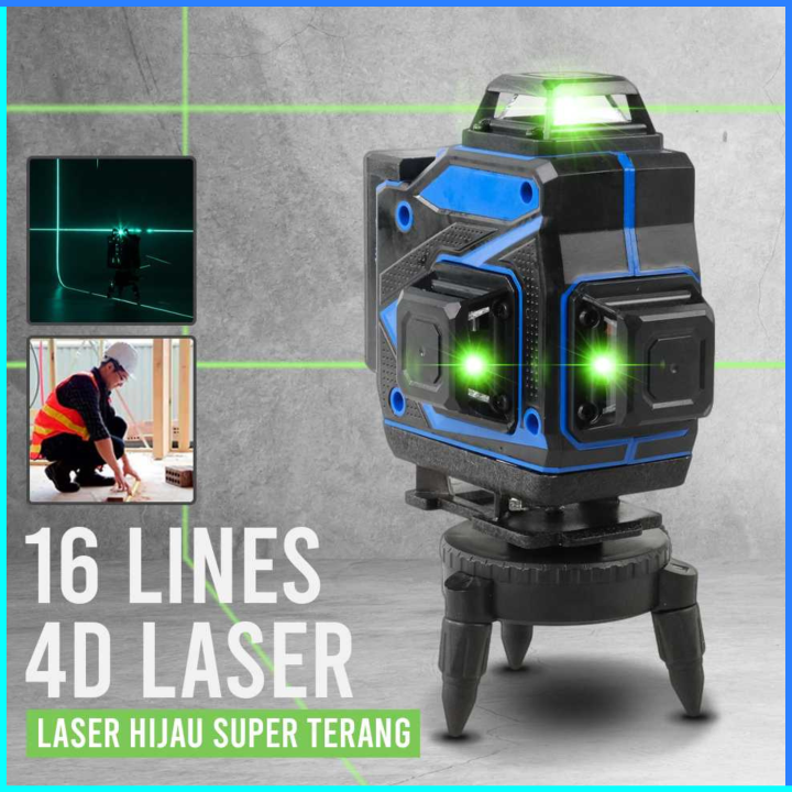 COD Taffware Mesin Self Leveling Laser 16 Line High Precision with Remote LD 312 / laser alat ...