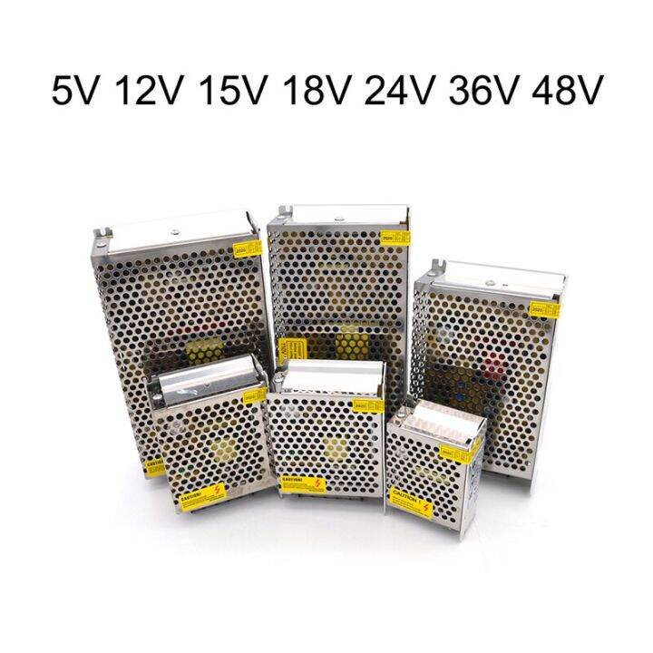 LED Power Supply 5V 12V Power Supply Adapter 15V 18V AC Source Transformer 24V 36V 48V Converter ...