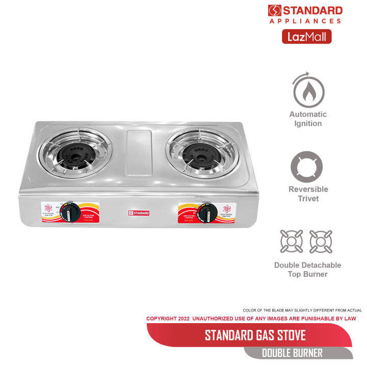 Standard Gas Stove Double Burner | Lazada PH