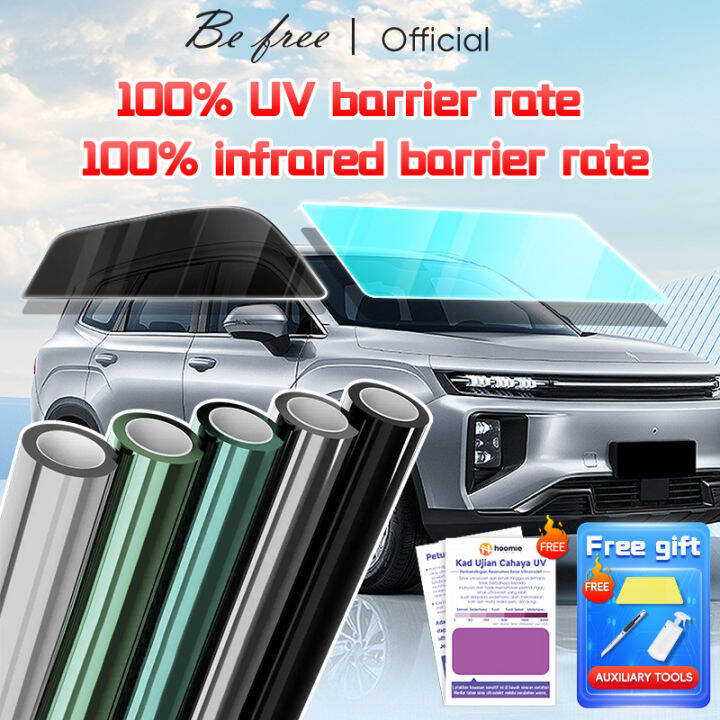 BEFREE Nano Ceramic UV400 Car Window Film Sunscreen Film Upgraded version Solar Tinted ...