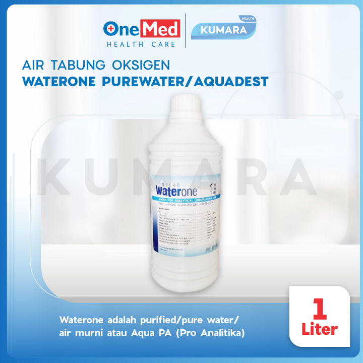 ONEMED - Waterone 1 LIter / Aquabidest | Lazada Indonesia