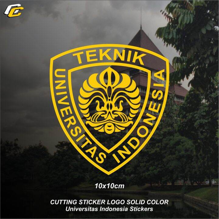 STIKER CUTTING STICKER KAMPUS UI FAKULTAS TEKNIK | UNIVERSITAS ...