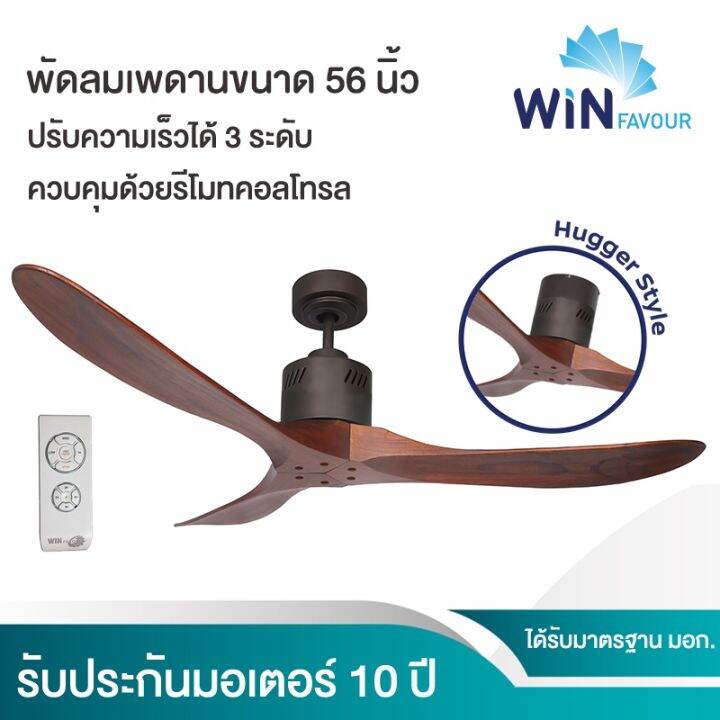 ลดพิเศษ ถูกที่สุด พัดลมเพดาน รุ่น TW02(สีนิเกิ้ลปัดเงา) พร้อมรีโมท ขนาด 56 นิ้ว ของใหม่ Wow สุด ...