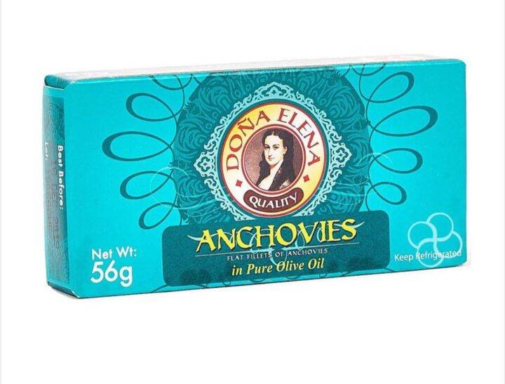 Dona Elena Anchovies in Pure Olive Oil 56g | Lazada PH
