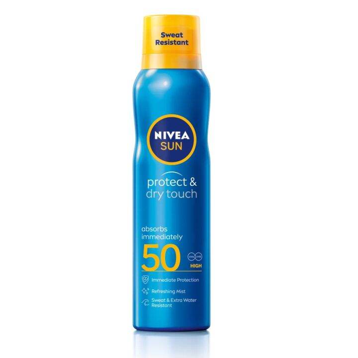 NIVEA sun Protect & Dry Touch Spray SPF50 200ml | Lazada PH