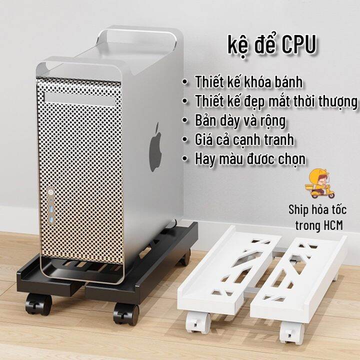 Kệ Để Case Máy Tính CPU Chất Liệu Khung Nhựa cứng thanh co kéo Inox có ...