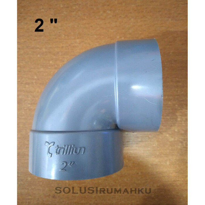 KNEE PVC D 2 inch Elbow PVC Knie Keni Elboh Belokan Bengkokan in Inci ...