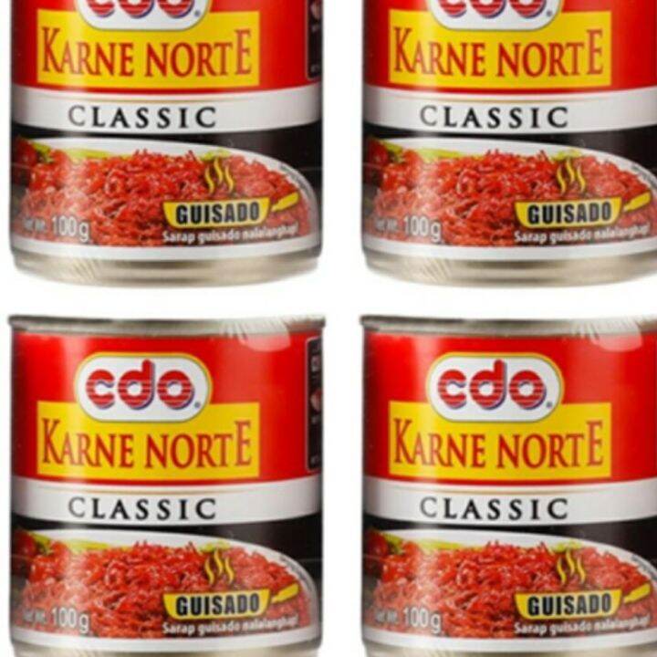 CDO Karne Norte Corned Beef | 100g 4pcs | Lazada PH