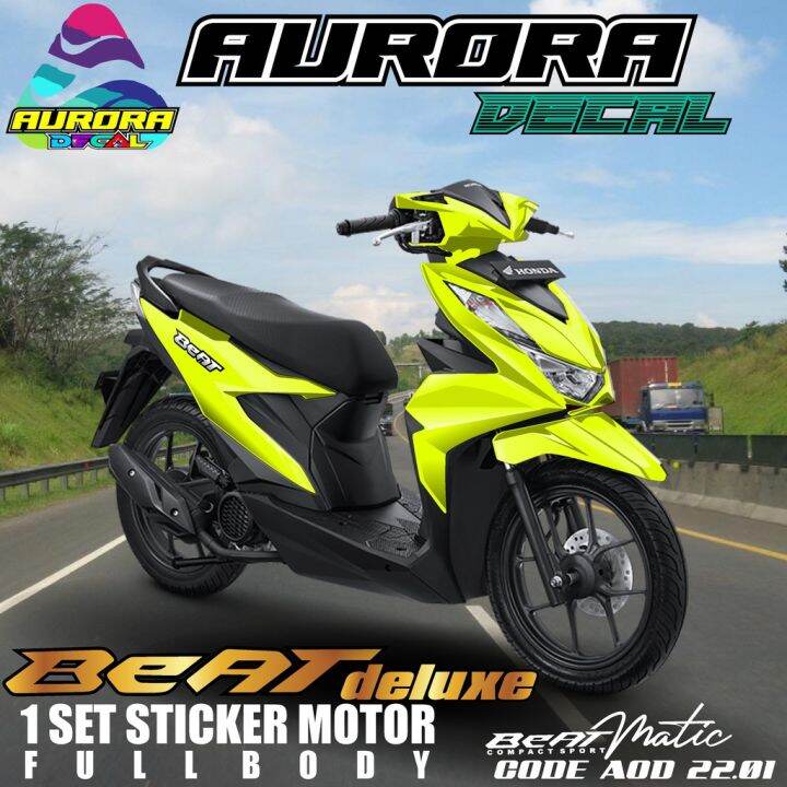 Decal Dekal Sticker Stiker Striping BEAT deluxe FULL BODY DESIGN POLOS ...