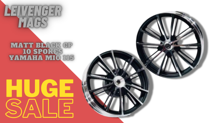 YAMAHA MIO 115 LEIVENGER MAGS MATTE BLACK CP | Lazada PH