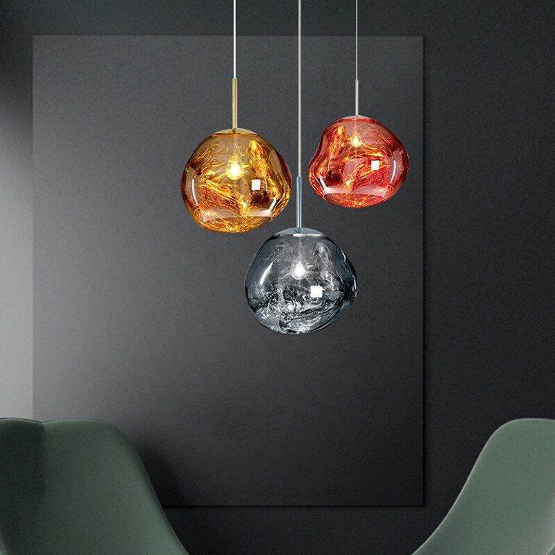 XMDS โคมไฟระย้าโคมไฟลาวา โคมไฟเพดาน โคมไฟร้านอาหาร โคมไฟตั้งโต๊ะ ไฟสวย แก้วไม่มีหลอดไฟ โคมไฟ ...