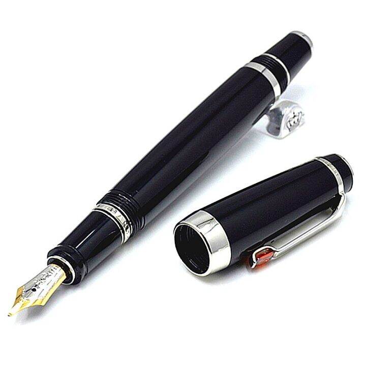 Luxury Monte Bohemies Black Resin Rollerball Pen Classic MB 4810 Nib ...